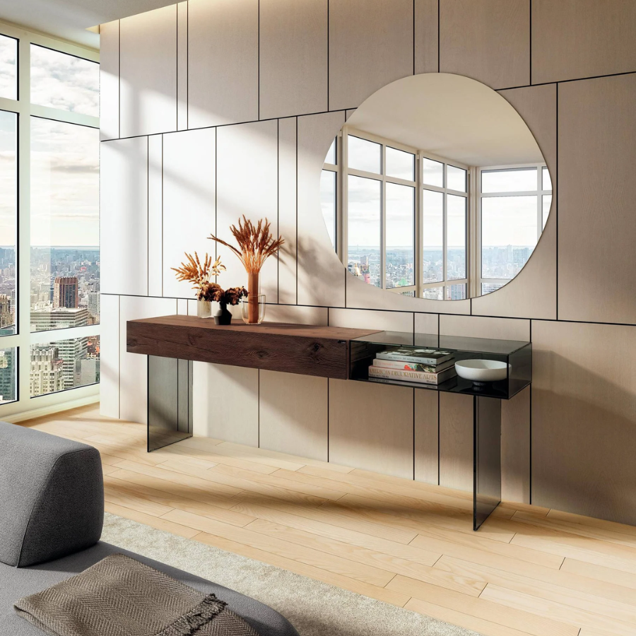 36e8 Glass Console – Casaire